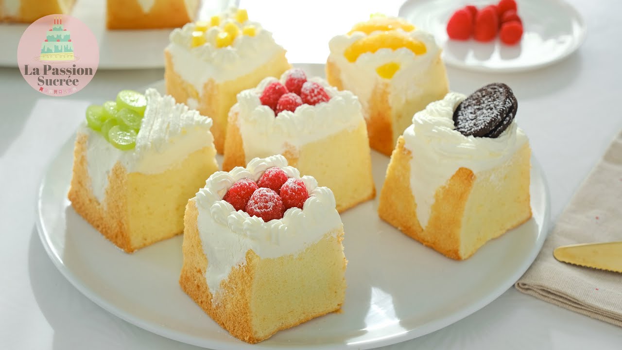 🍰Satisfy Multiple Flavor Cravings at Once: Transfer Chiffon Cake into ...