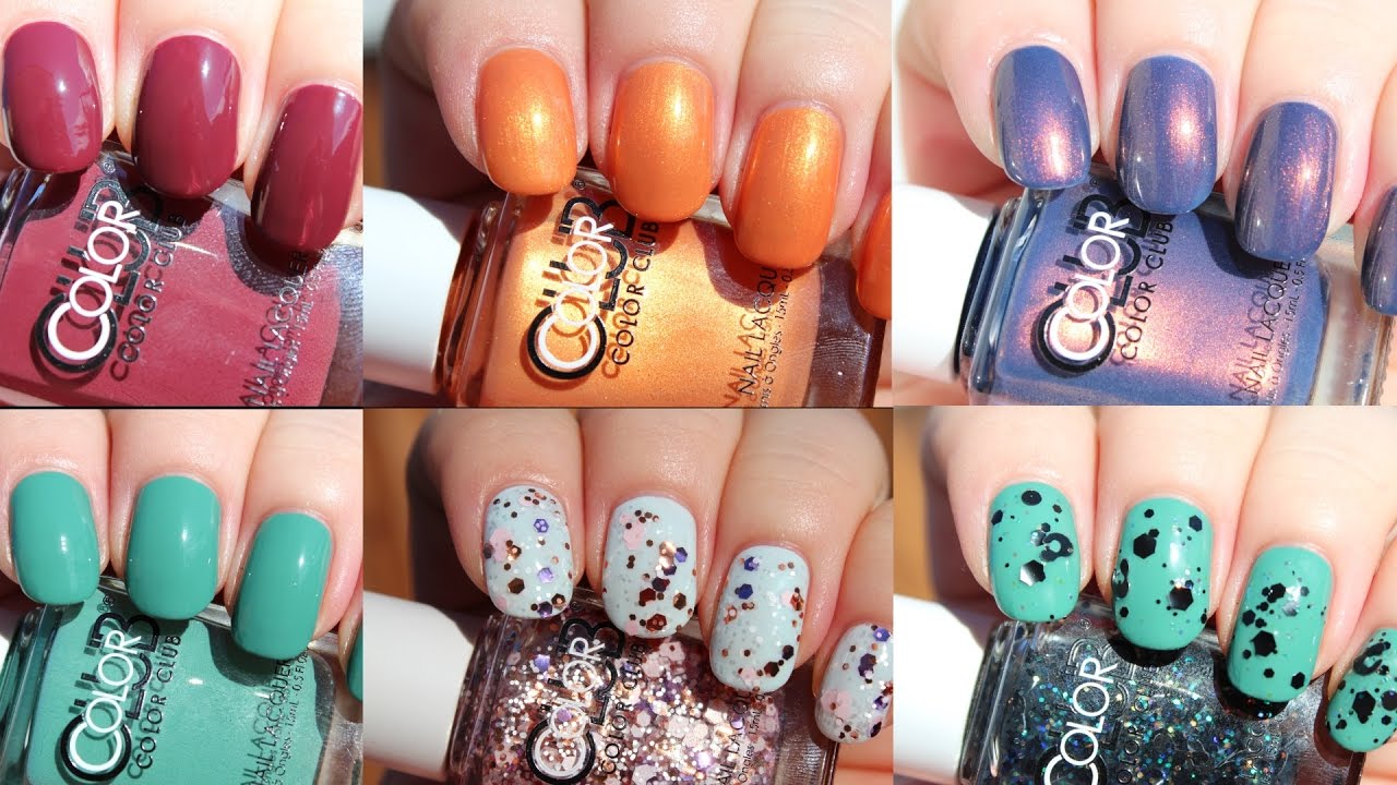 Color Club Midnight Muse Collection | Live Application Review - YouTube