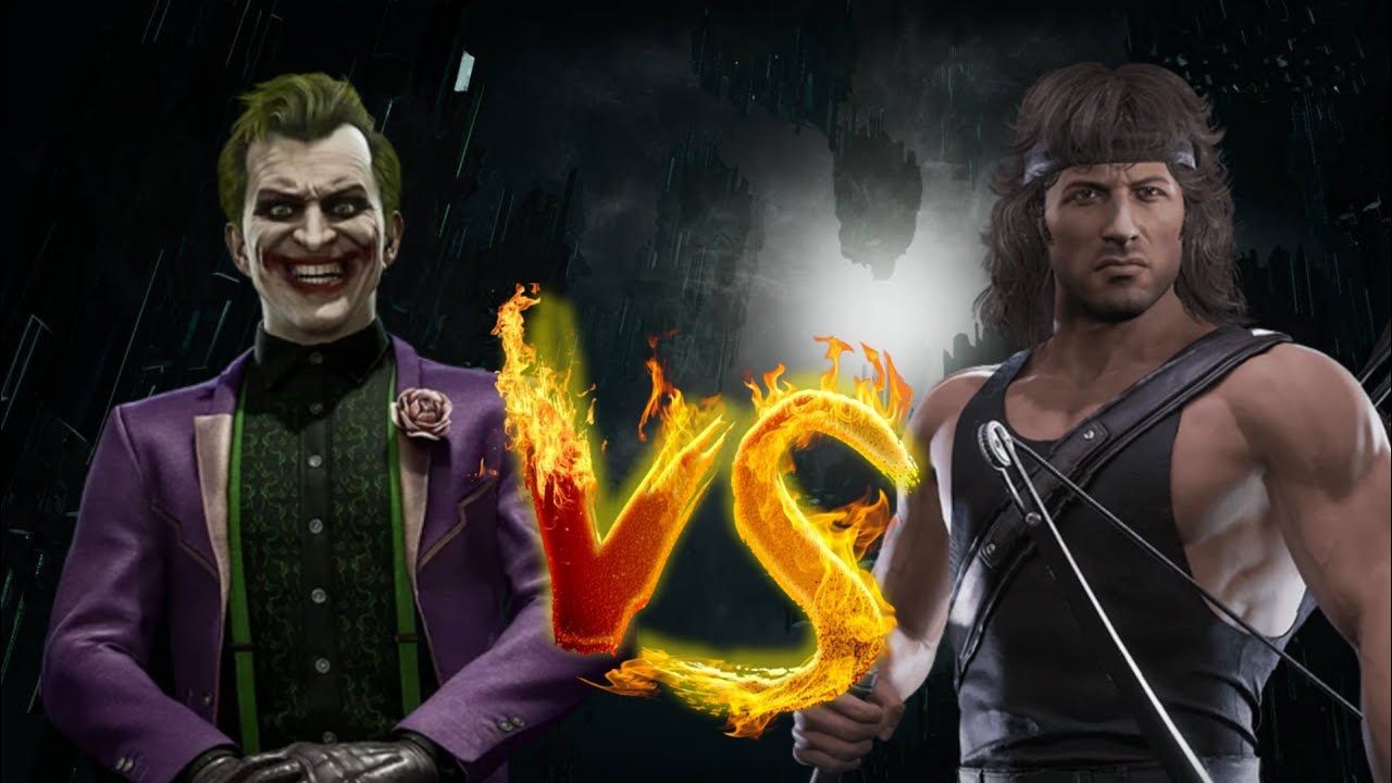 Mortal Kombat 11 The Joker vs Rambo - YouTube