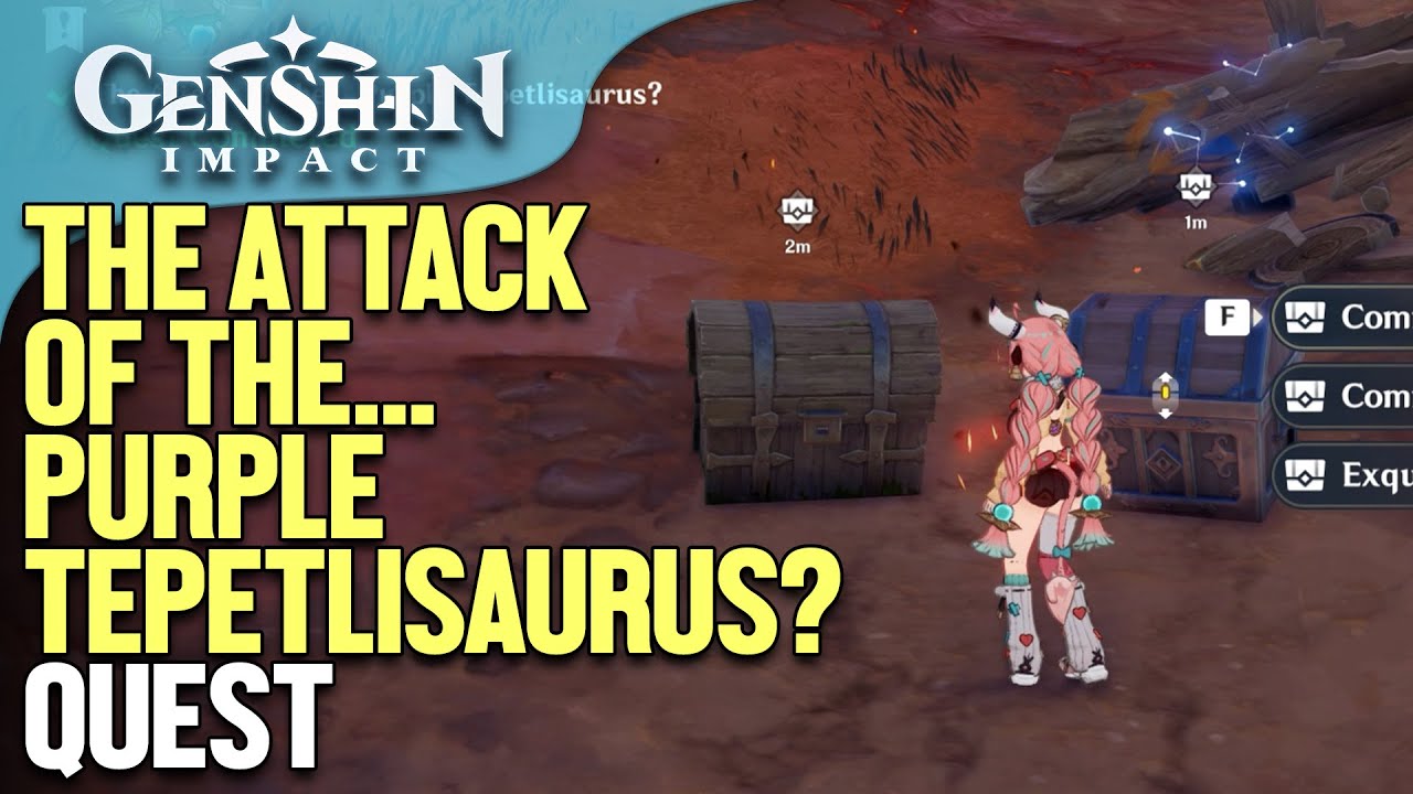 The Attack of the... Purple Tepetlisaurus? Genshin Impact - YouTube