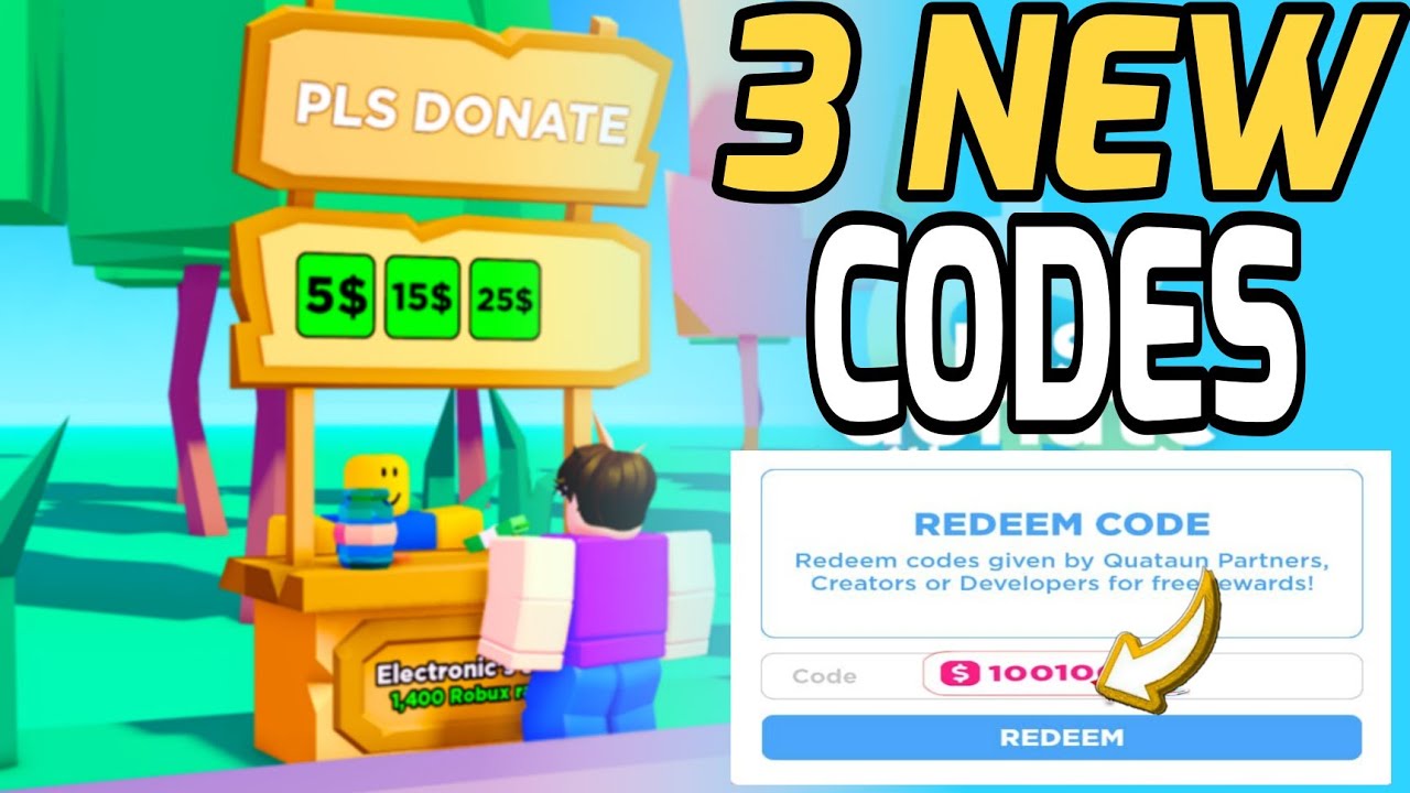 3 *NEW* PLS DONATE CODES FOR FREE GIFTBUX 2023 || PLS DONATE CODES ...