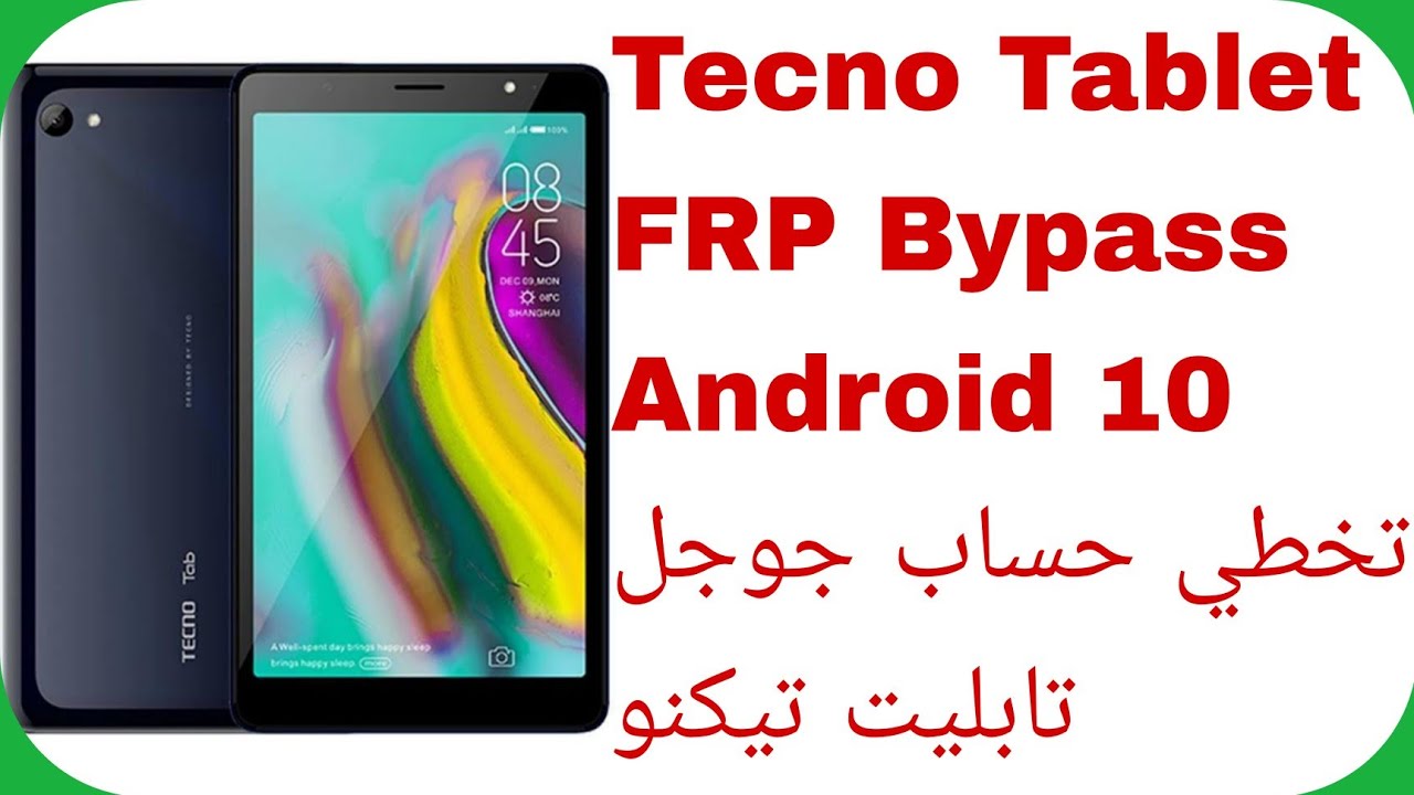 Tecno Tab 4G LTE (P704A) FRP Bypass - Android 10 | تخطي حساب جوجل ...