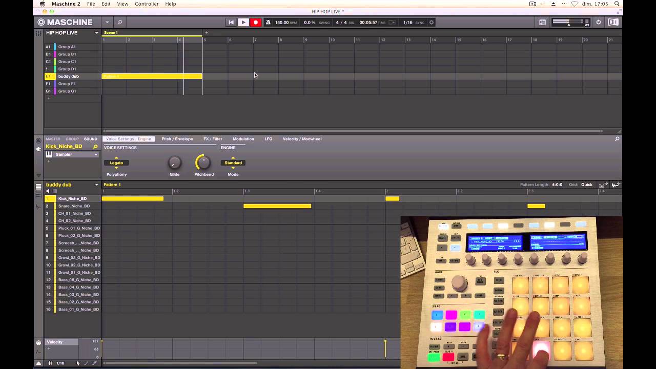 Tuto Maschine 2 FR debuter une sequence - YouTube