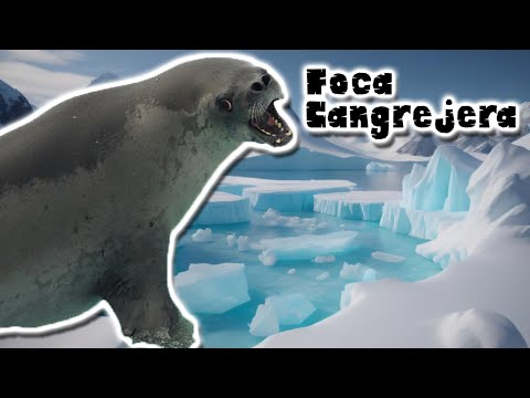 Foca Cangrejera: Desafiando las Olas heladas - documental de animales