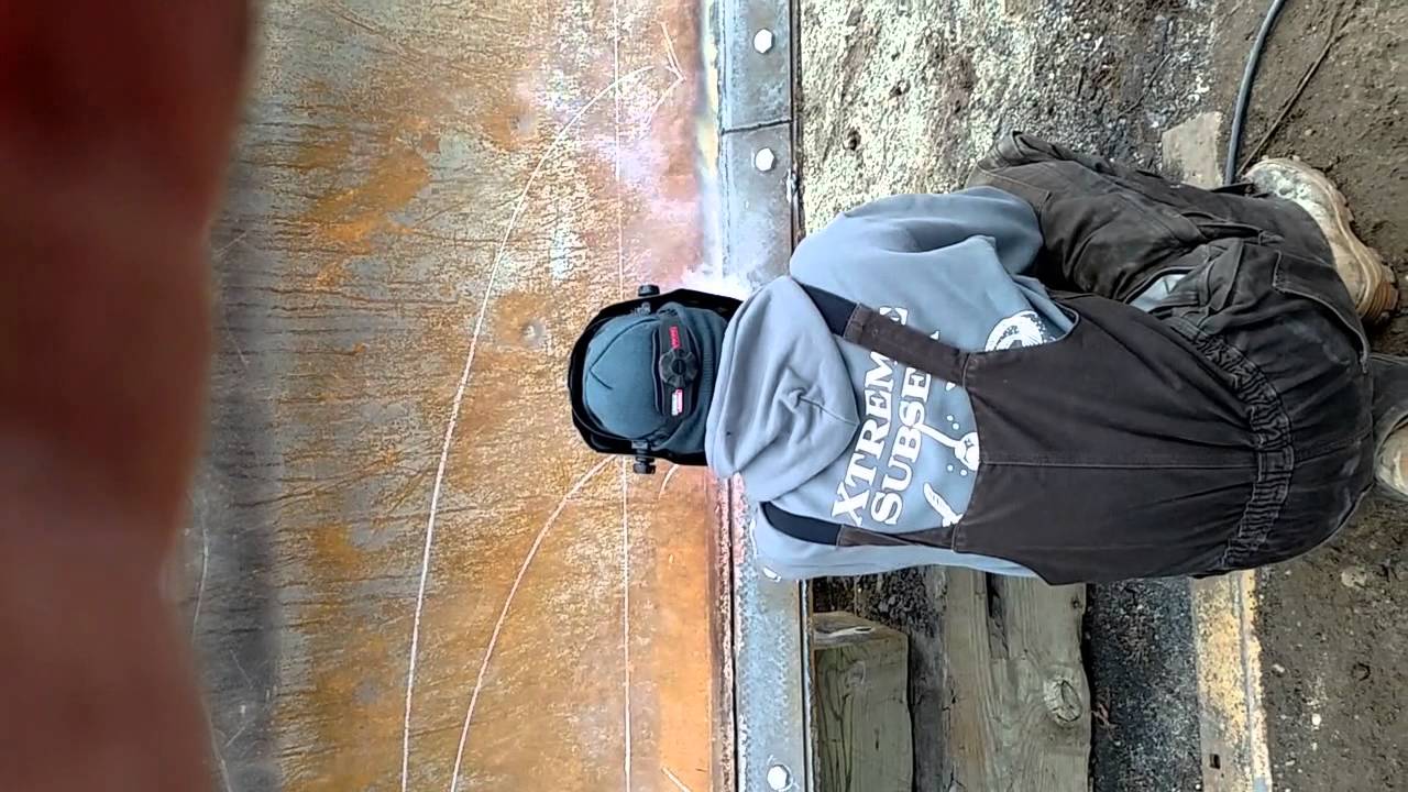 Welding Video Dozer Blade - YouTube