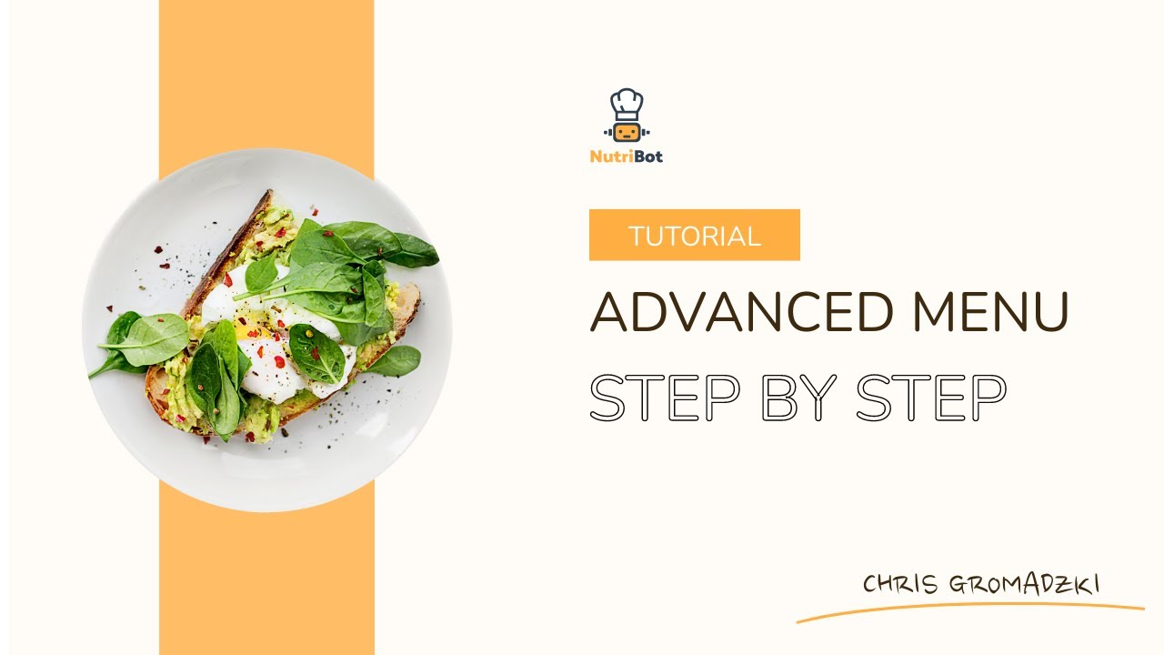 How to create nutrition based menu in meal prep company - YouTube