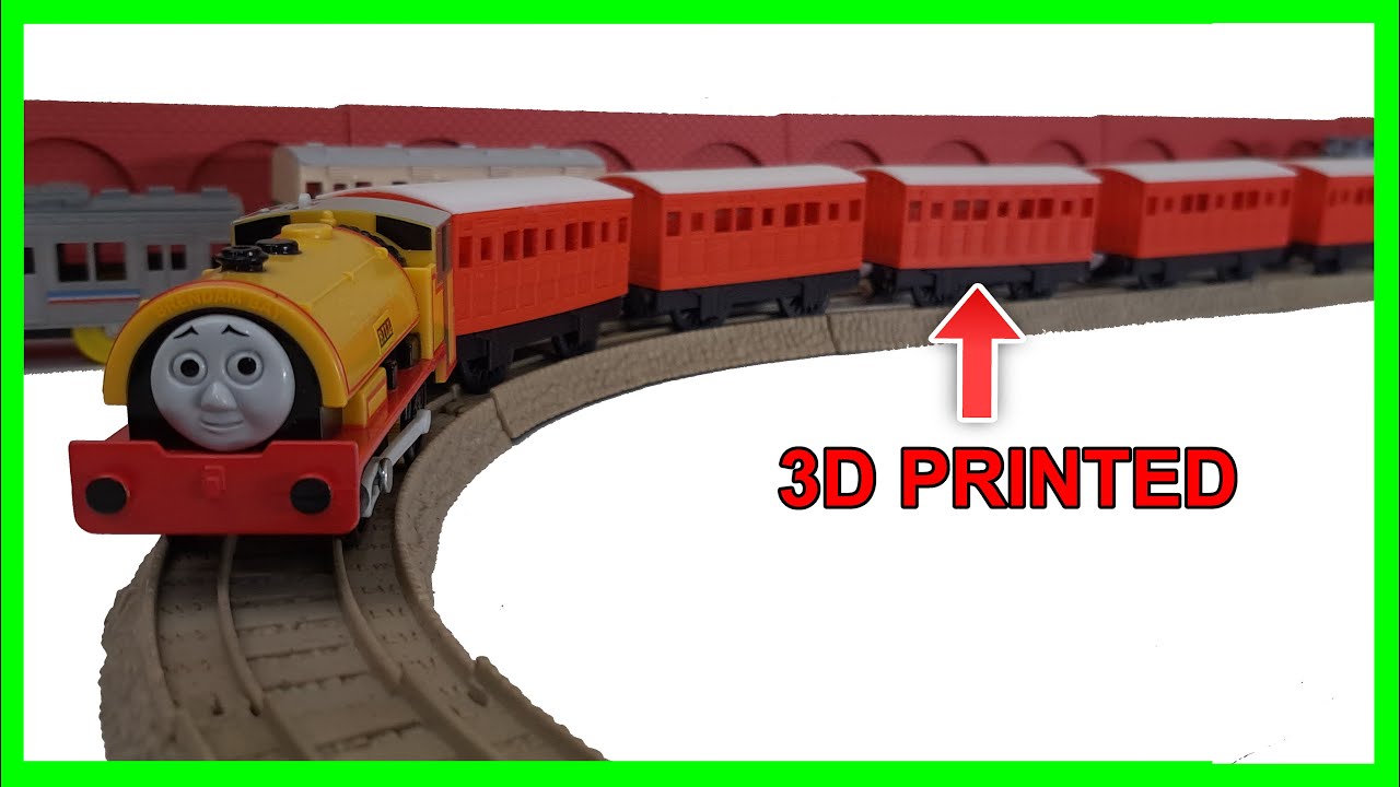 Thomas Trackmaster 3D Printed Passenger cars - YouTube