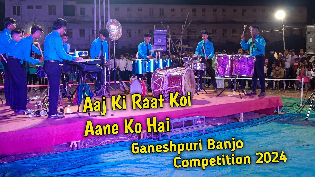 Old Song Aaj Ki Raat Koi Aane Ko Hai Baba Kalakar Musical Group Nalasopara Banjo
