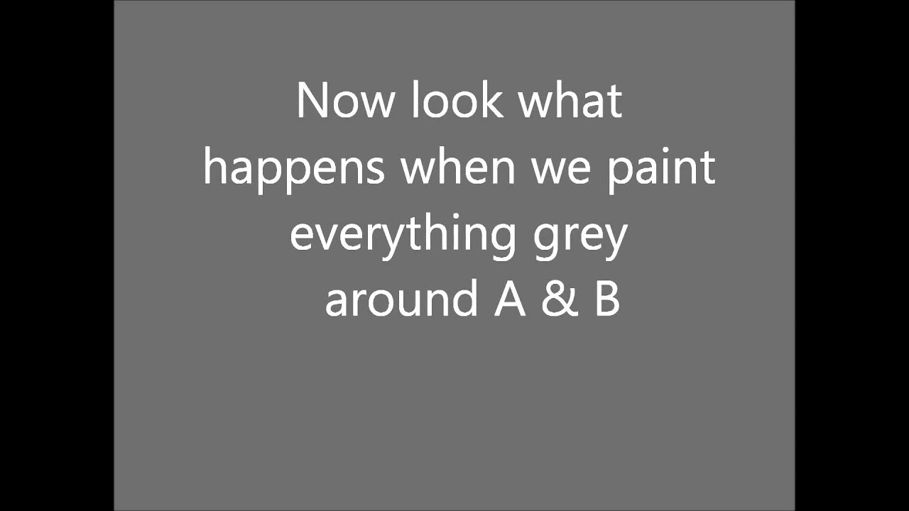 Richard Adelson's Checkerboard Illusion - YouTube