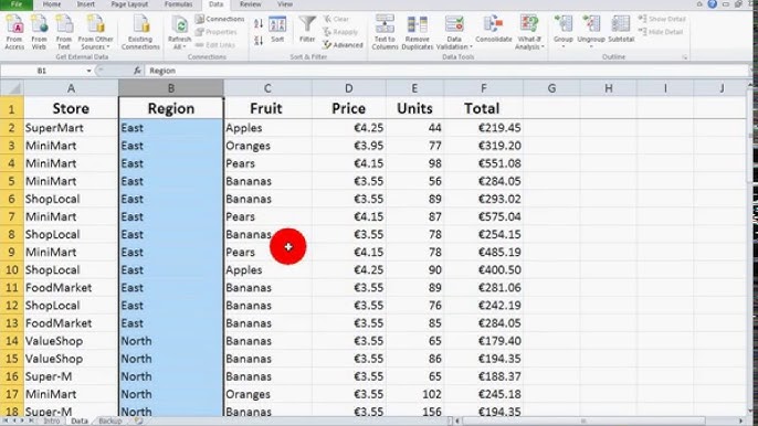 11 Ms Excel 2010 Sous Totaux Youtube Excel Leave Referencing Cell