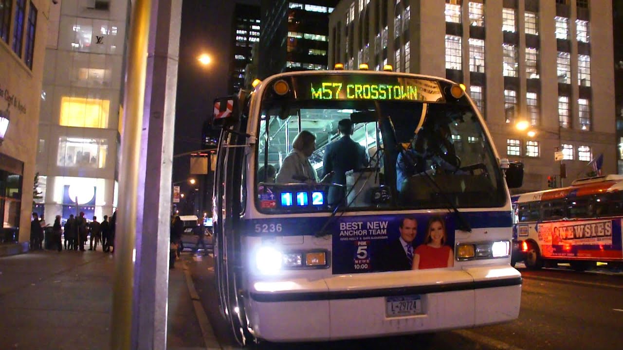 MTA New York City Bus 1998-1999 NovaBus RTS-06s 9636 & 5236 On The M31 ...