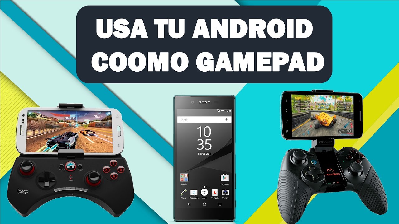 UTILIZA TU ANDROID COMO GAMEPAD - YouTube
