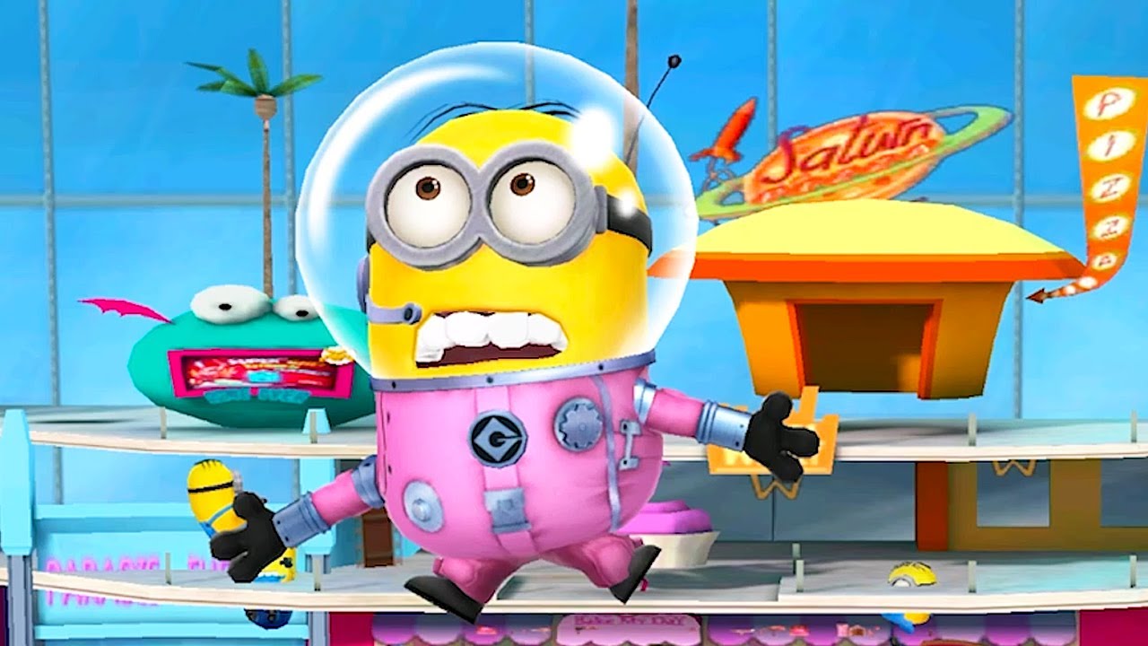 Astronaut minion Failed jump over obstacles task in Prison ! Minion ...