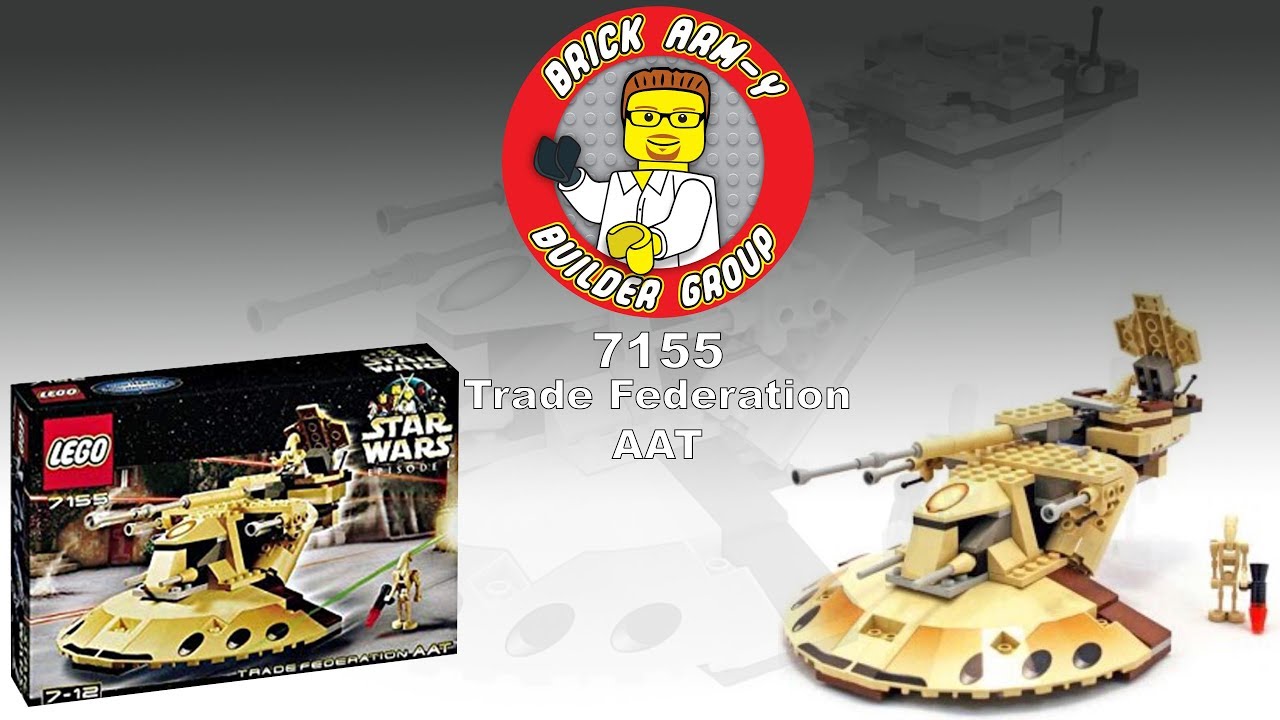 Lego Star Wars 7155 Trade Federation AAT (2000) Speedbuild ...