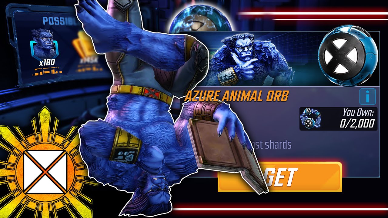 Beast!!! (Azure Animal) Orb Opening [X-MEN: Blue] - Marvel Strike Force ...