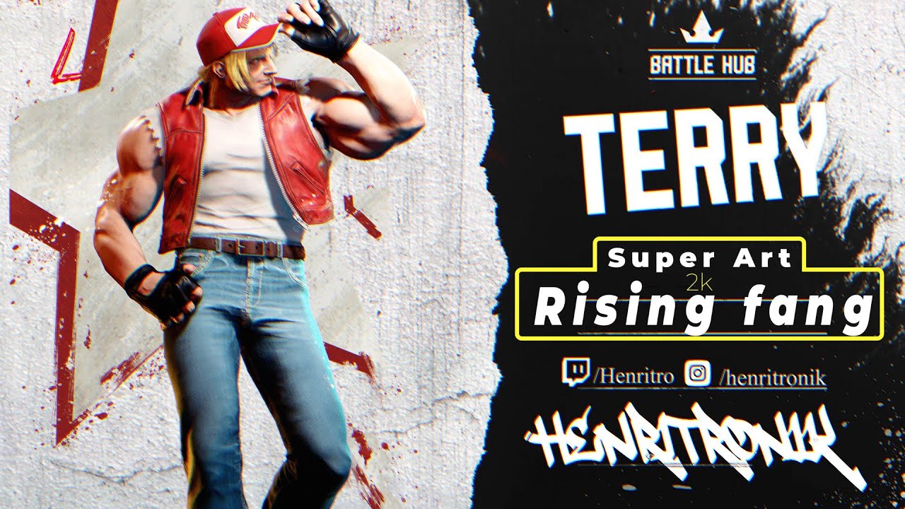 Street Fighter 6 - Terry Super Art, Rising Fang - YouTube