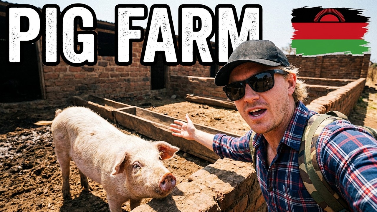 Pig Farming for a Day (in Africa) 🇲🇼 - YouTube