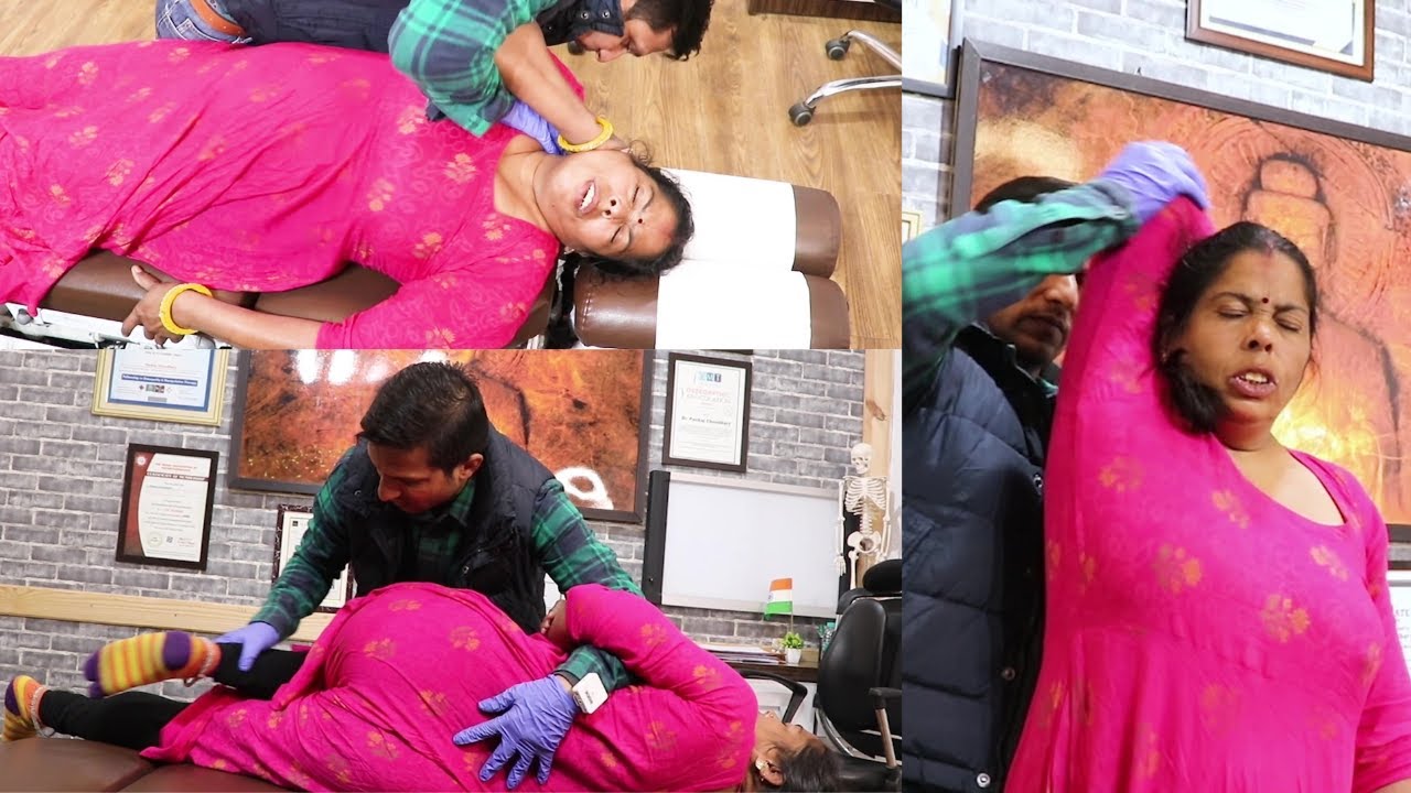 Neck & Shoulder Adjustment| #chiropractor| #asmrtriggers| - YouTube