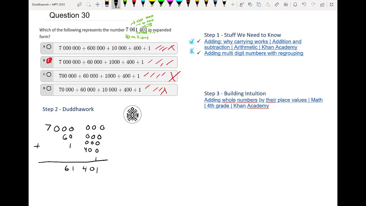 MPT Q30 - Ontario Mathematics Proficiency Test - YouTube