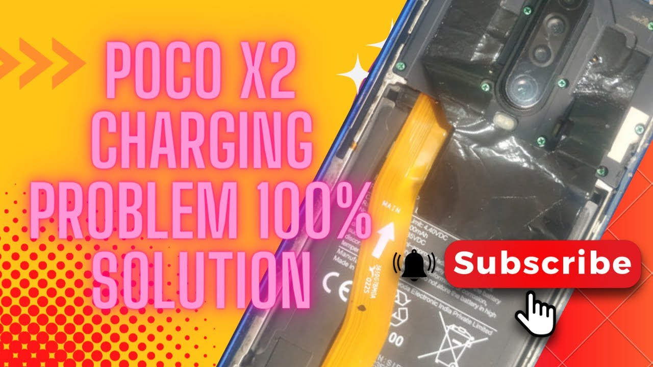 Poco X2 charging problem 100% solution - YouTube