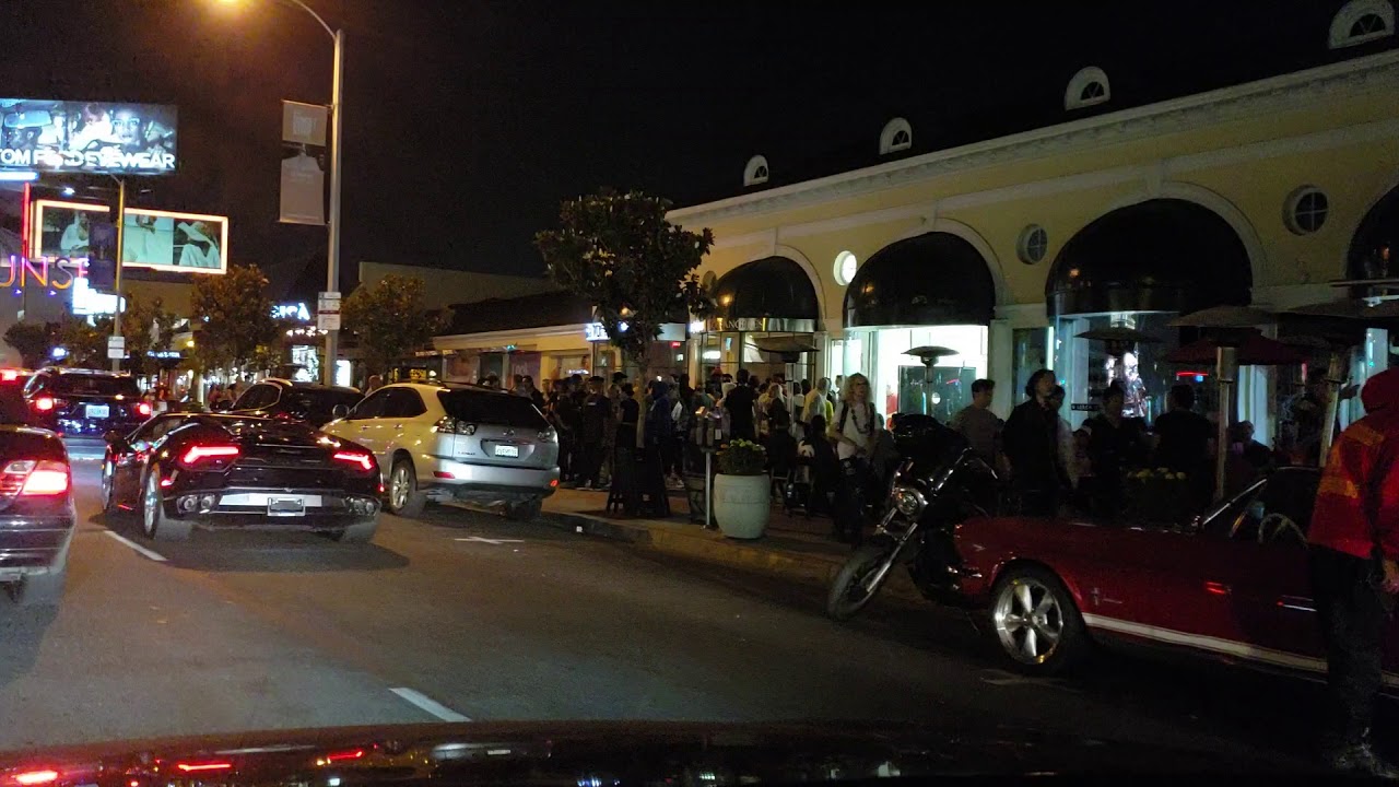 Sunset Strip in West Hollywood, California. USA - YouTube