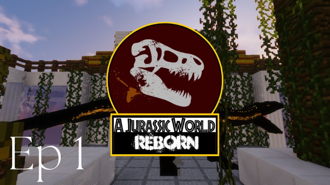 Jurassic World: Reborn- Minecraft Modded Survival Ep.1- DINOSAURS IN ...