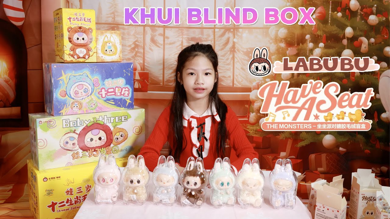 KHUI BLIND BOX CÙNG BÉ XÍU - PART 1: LABUBU HAVE A SIT - YouTube