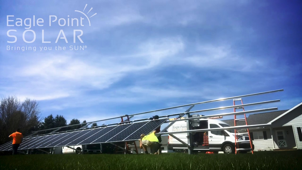 Eagle Point Solar - Build Time Lapse - YouTube