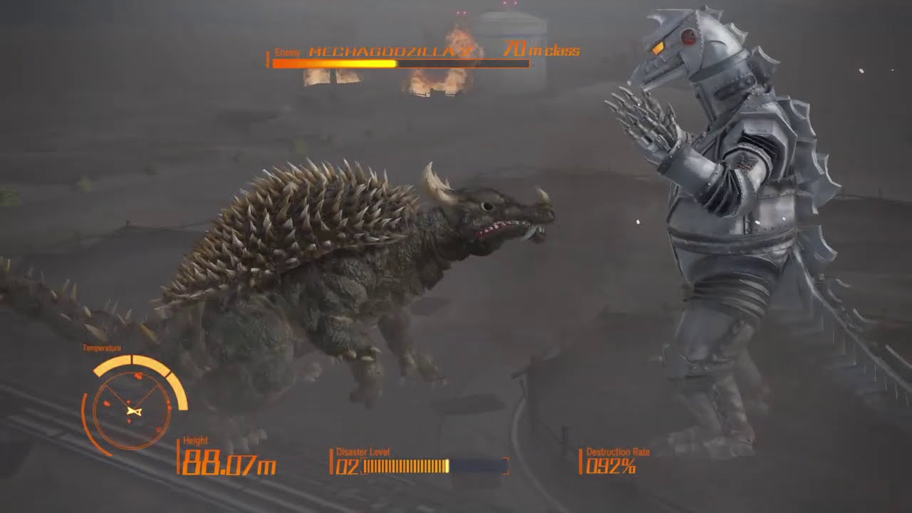GODZILLA PS4 : Anguirus vs MechaGodzilla 75 - YouTube