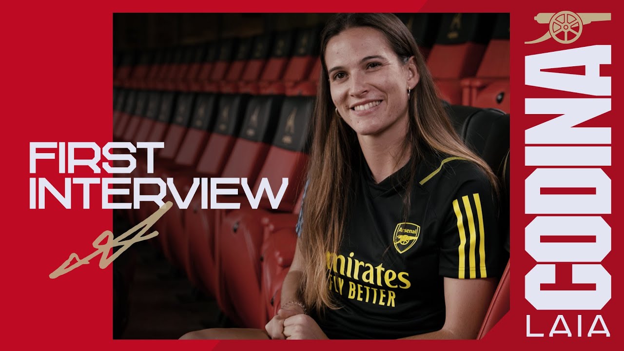 Laia Codina's first Arsenal interview - YouTube