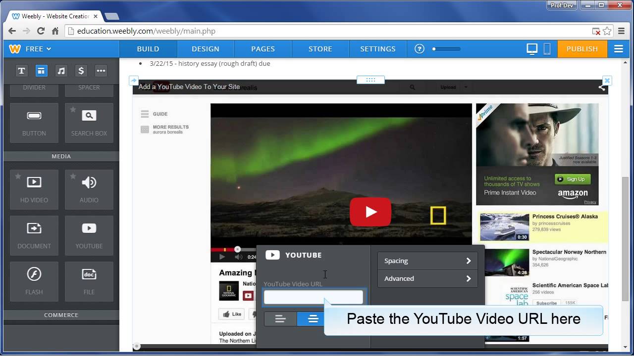 PDI Teacher Tip - Creating a Classroom Website with Weebly (Part 2 ...