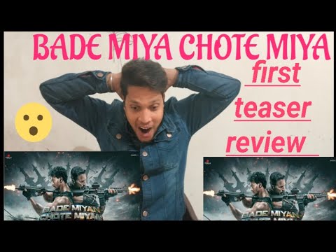 Bade Miya Chote Miya review first video review| BMCM REVIEW REACTION ...