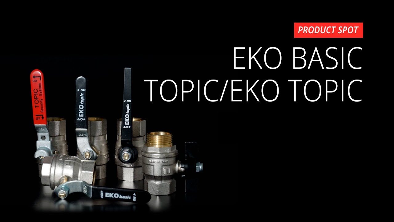 ENOLGAS BONOMI | #water valves | EKO BASIC Series - TOPIC - EKO TOPIC - YouTube