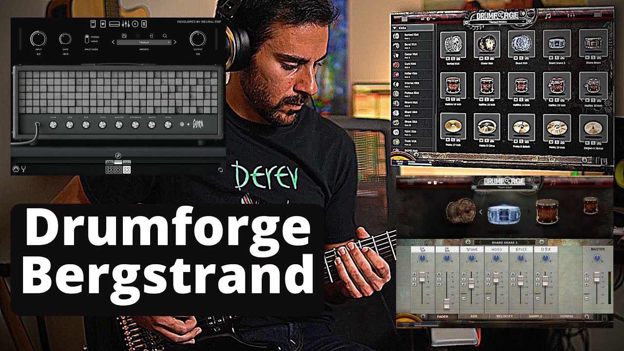 Drumforge Bergstrand Demo w/ Neural DSP Archetype Gojira - YouTube