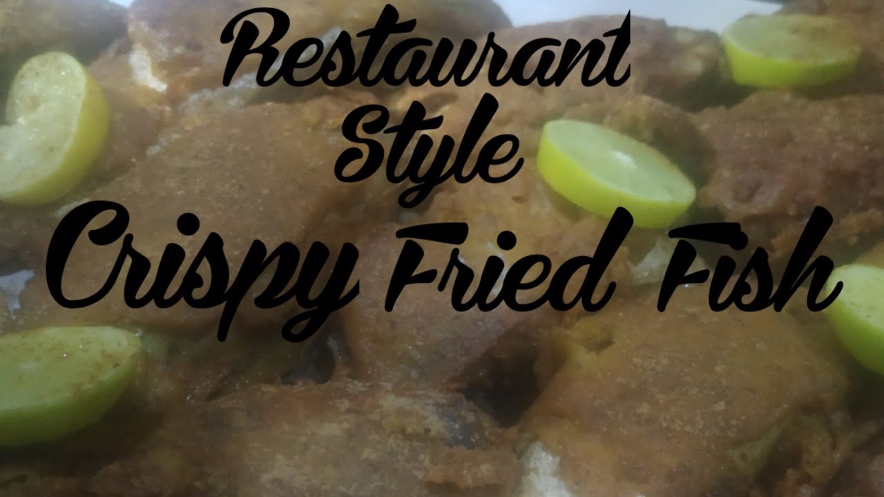 CRISPY FRIED FISH by cooking and tips - YouTube
