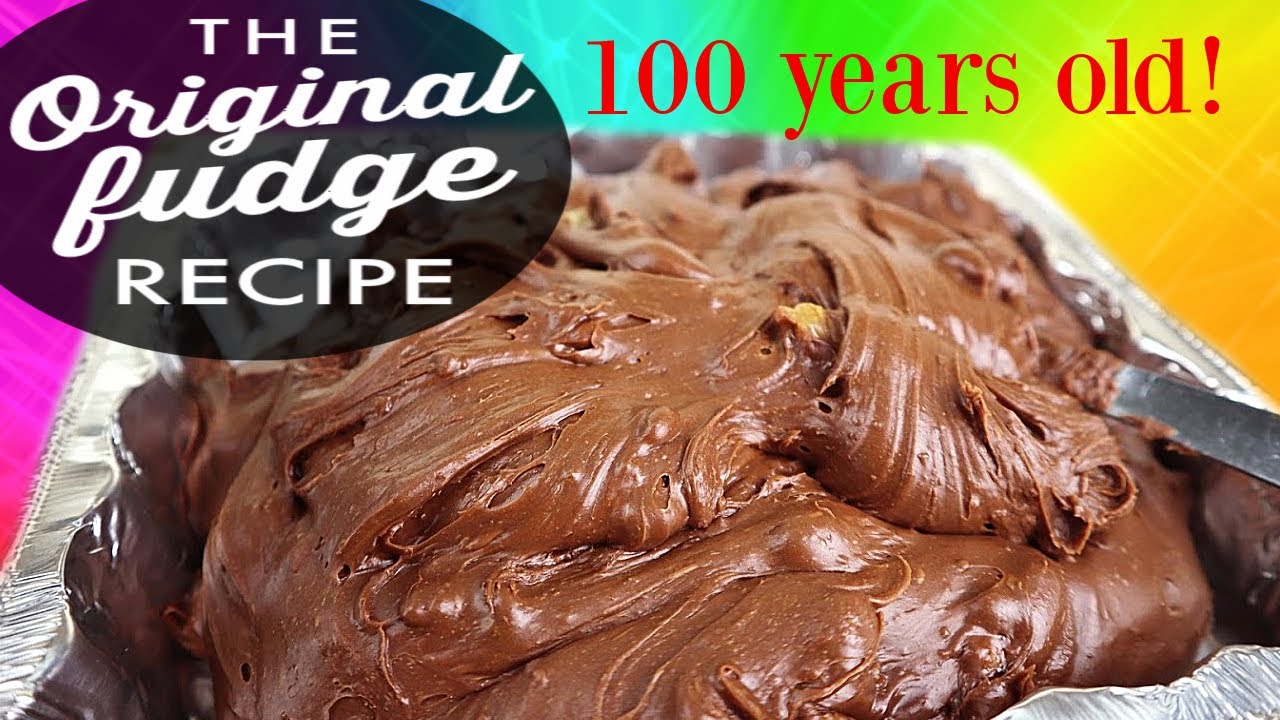 The Original Old-Fashioned Fudge Recipe! Quick & Easy to make Best ...