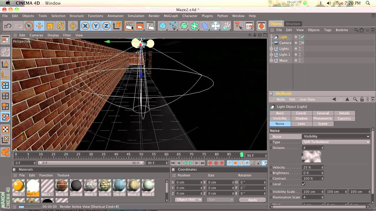 C4D Lighting Tip: Visibility & Noise - YouTube