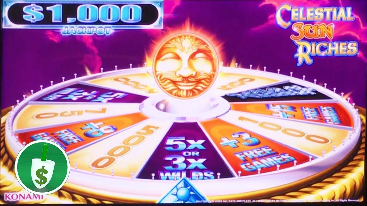 ⭐️ NEW - Celestial Sun Riches slot machine, bonus - YouTube