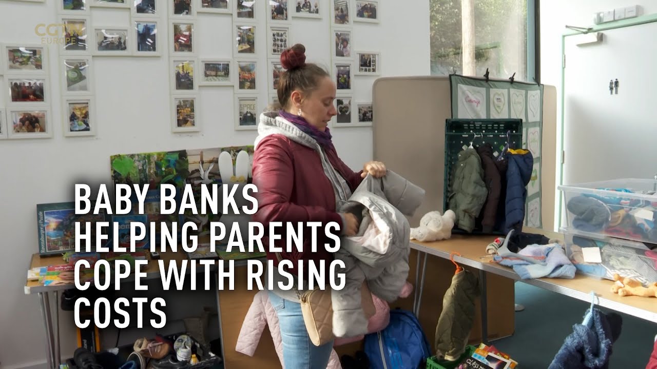 Baby banks helping parents cope with rising costs - YouTube