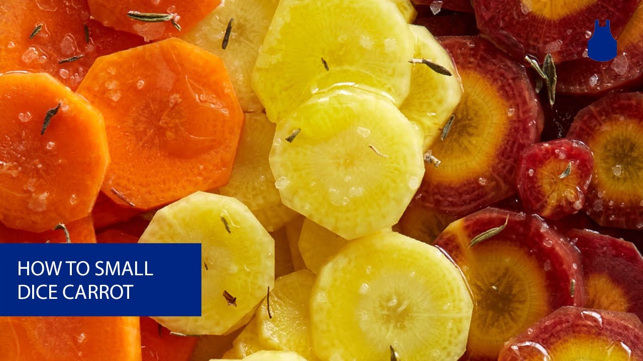 How to Small Dice a Carrot in No Time at All with Blue Apron - YouTube