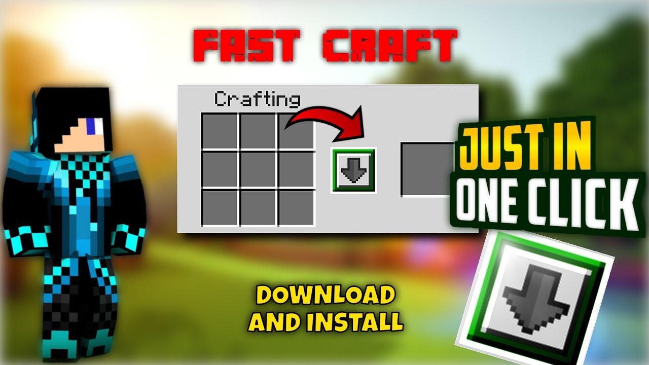 How to Fast Craft in Minecraft pocket edition (mcpe) 1.21 in hindi ...