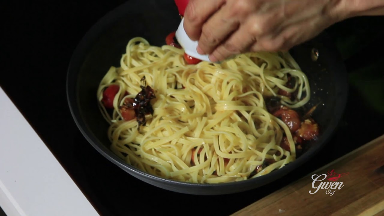 Fetuchini de vegetales - YouTube