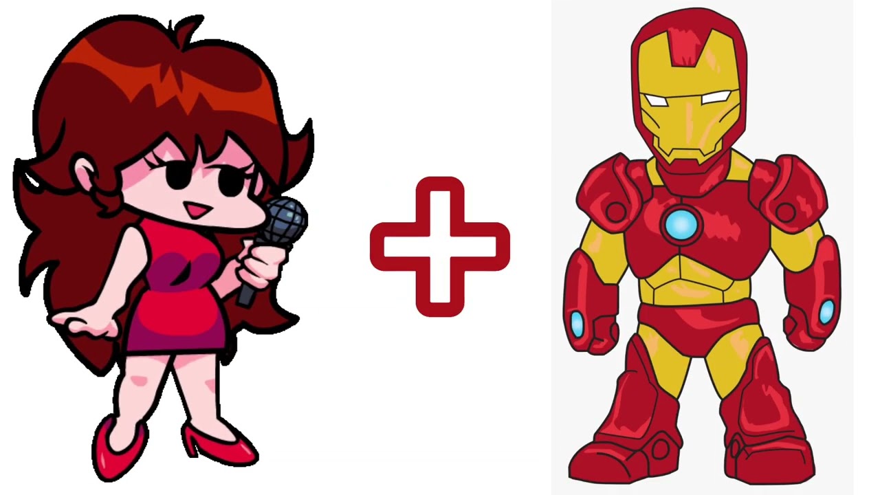 FNF Girlfriend + Iron Man (Marvel) = ? | Look at this animations - YouTube
