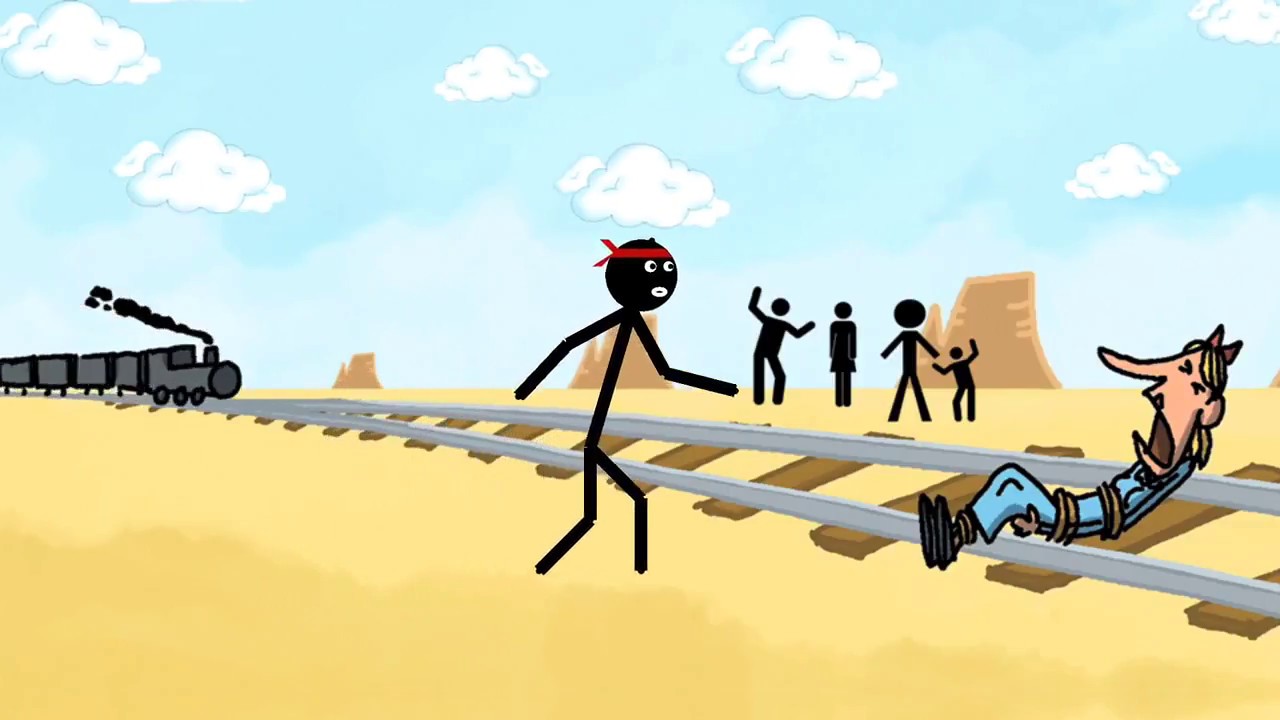 Stickman Saving A Man - YouTube