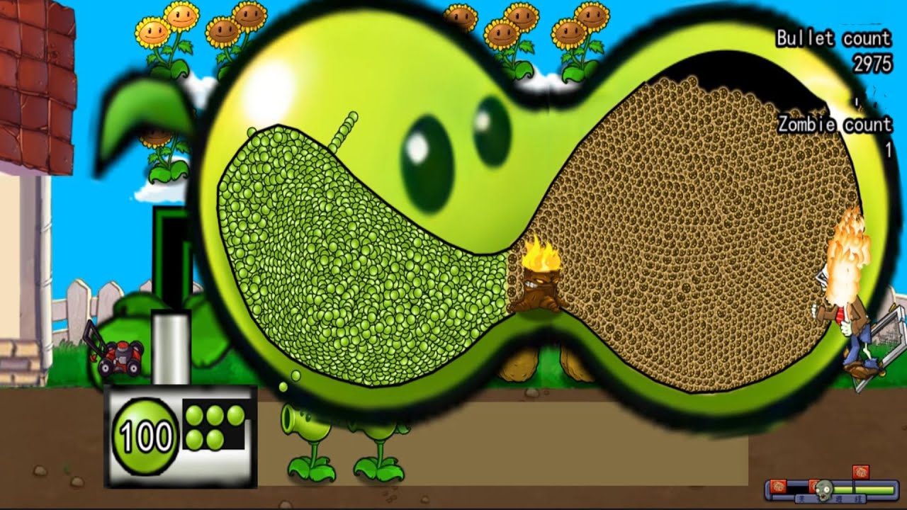 What happens when PvZ-plant face hovering bullet? PvZ Plus pvz funny ...