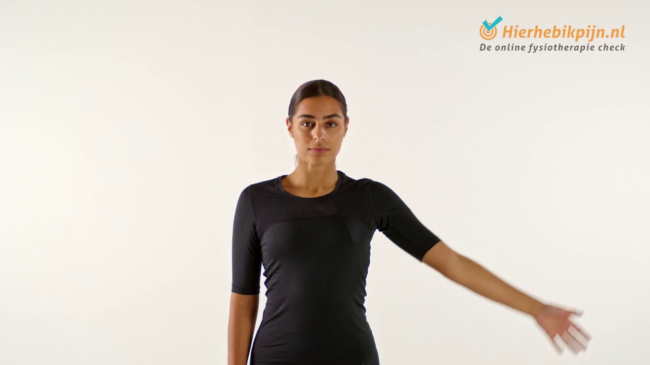 Drop arm test (rotatorcuff letsel) - YouTube