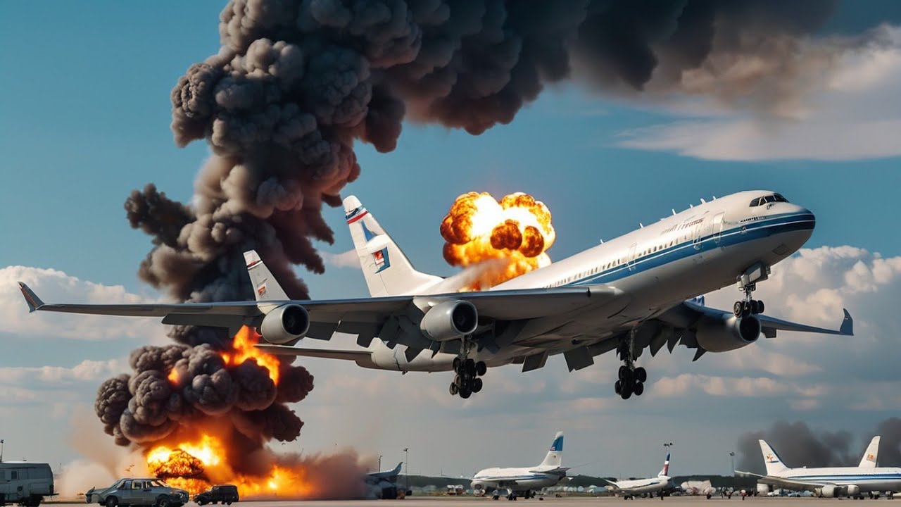 Unbelievable! North Korean air camp completely destroyed by American ...