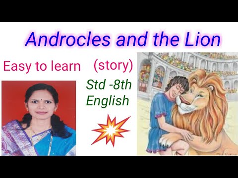 Androcles and the lion. 8 th std English Story by Beena Salunkhe - YouTube