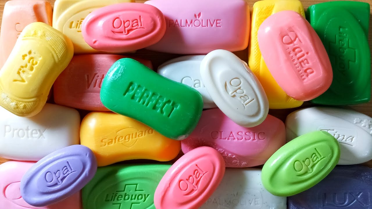 ASMR l Soap satisfying Relaxing sound l ASMR soap opening Haul ...