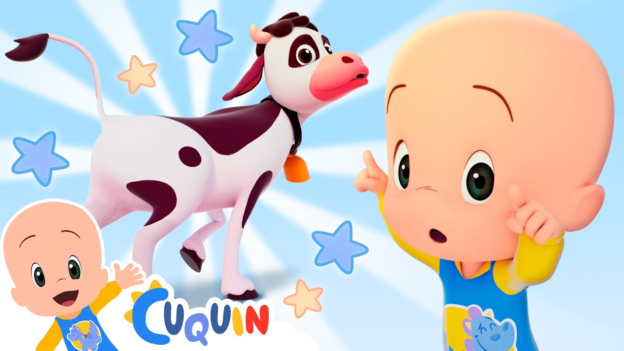 La Vaca Lola TIene cabeza y tiene cola | Canciones divertidas con ...